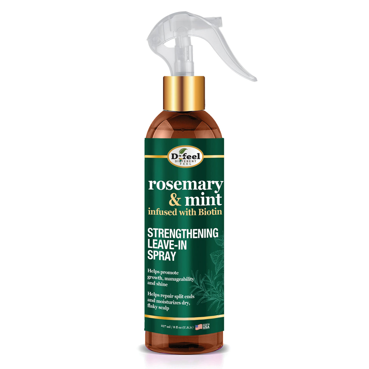 Difeel Rosemary and Mint Strengthening Leave-In Conditioning Spray 6 oz ...