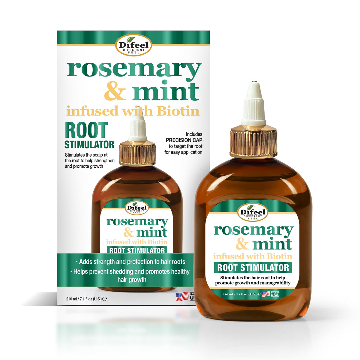 Difeel Rosemary and Mint Infused with Biotin - Root Stimulator 7.1 oz ...
