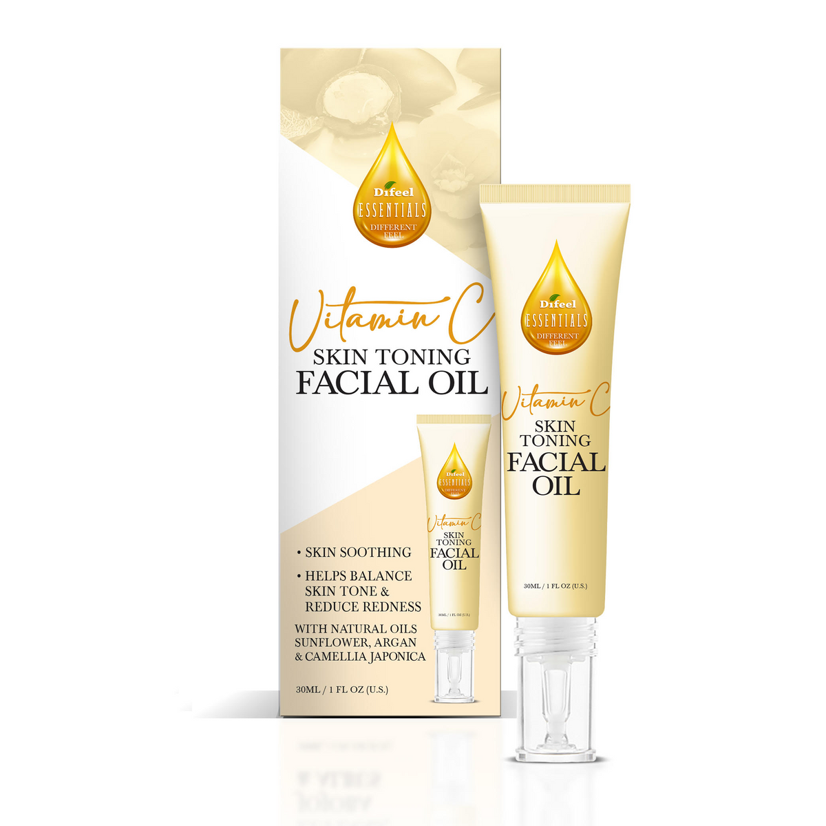 Difeel Essentials Skin Toning Facial Oil with Vitamin C 1 oz. — Fisk ...