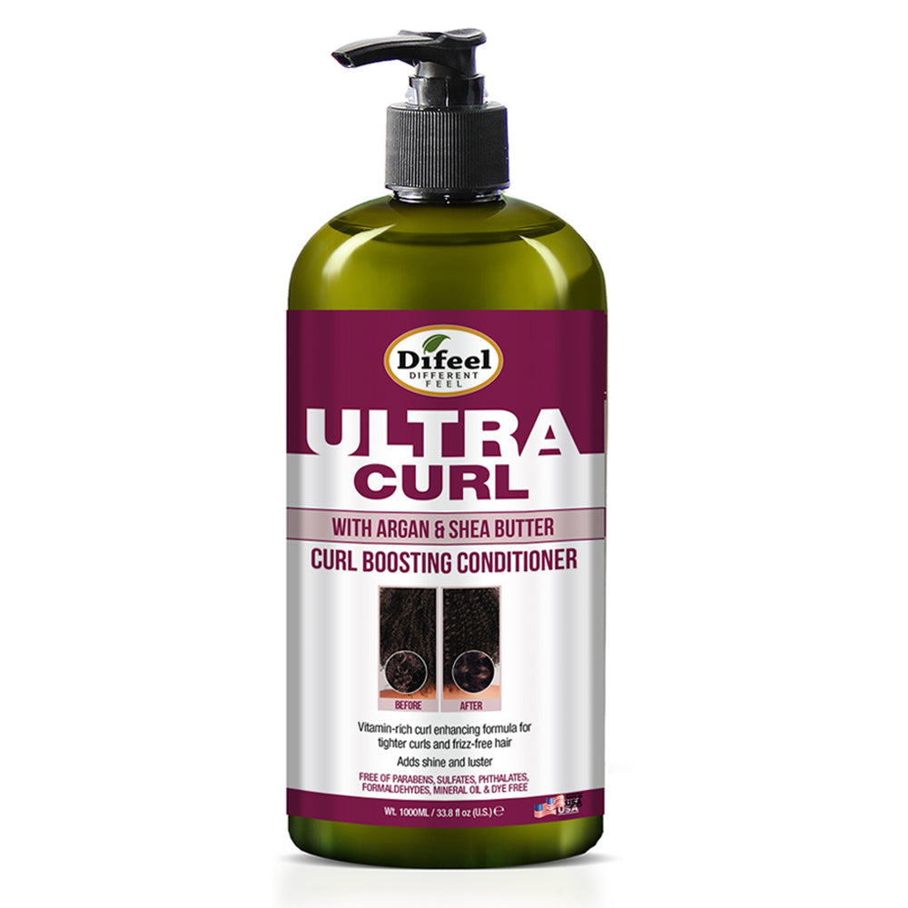 Difeel Ultra Curl with Argan & Shea Butter - Curl Boosting Conditioner ...
