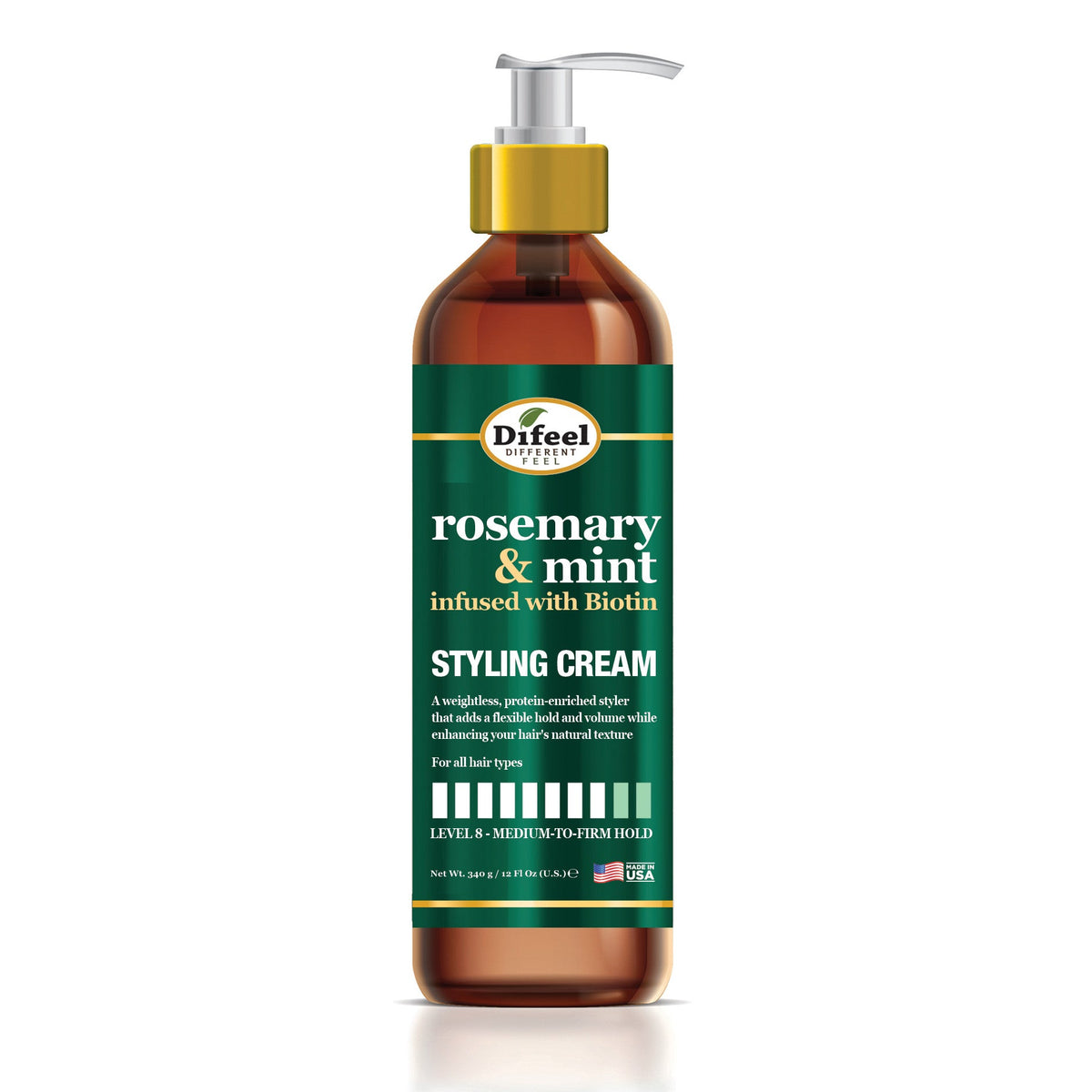 Difeel Rosemary and Mint Biotin Styling Cream 12 oz. — Fisk Group ...