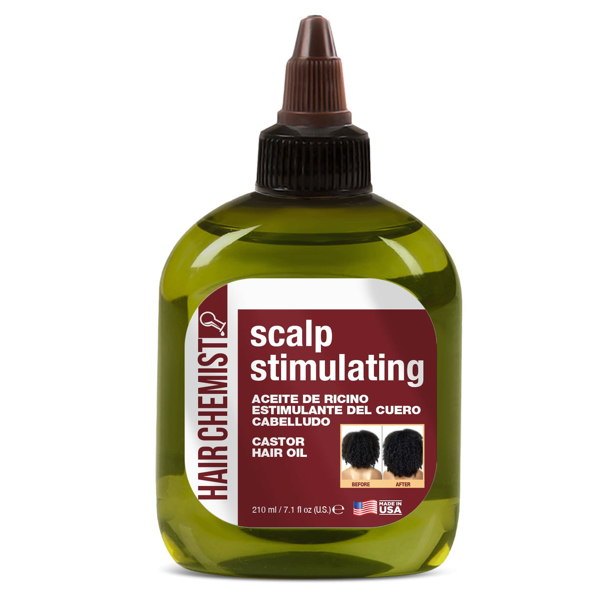 Hair Chemist Scalp Stimulating Castor Hair Oil 7.1 oz. — Fisk Group ...